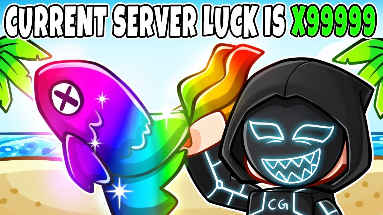 I Joined a x9999 LUCK SERVER in Roblox Fisch! - YouTube