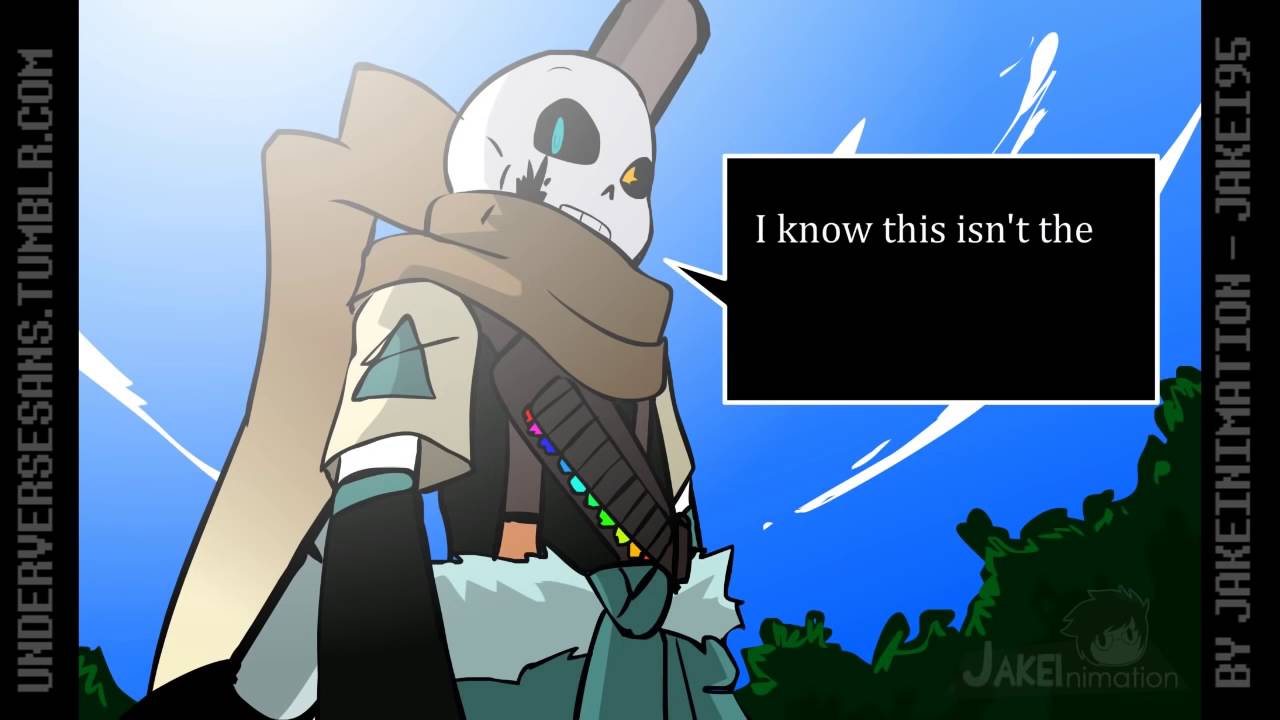 Undertale AU - UNDERVERSE!SANS 0.1 Part 4 *CC字幕 - YouTube