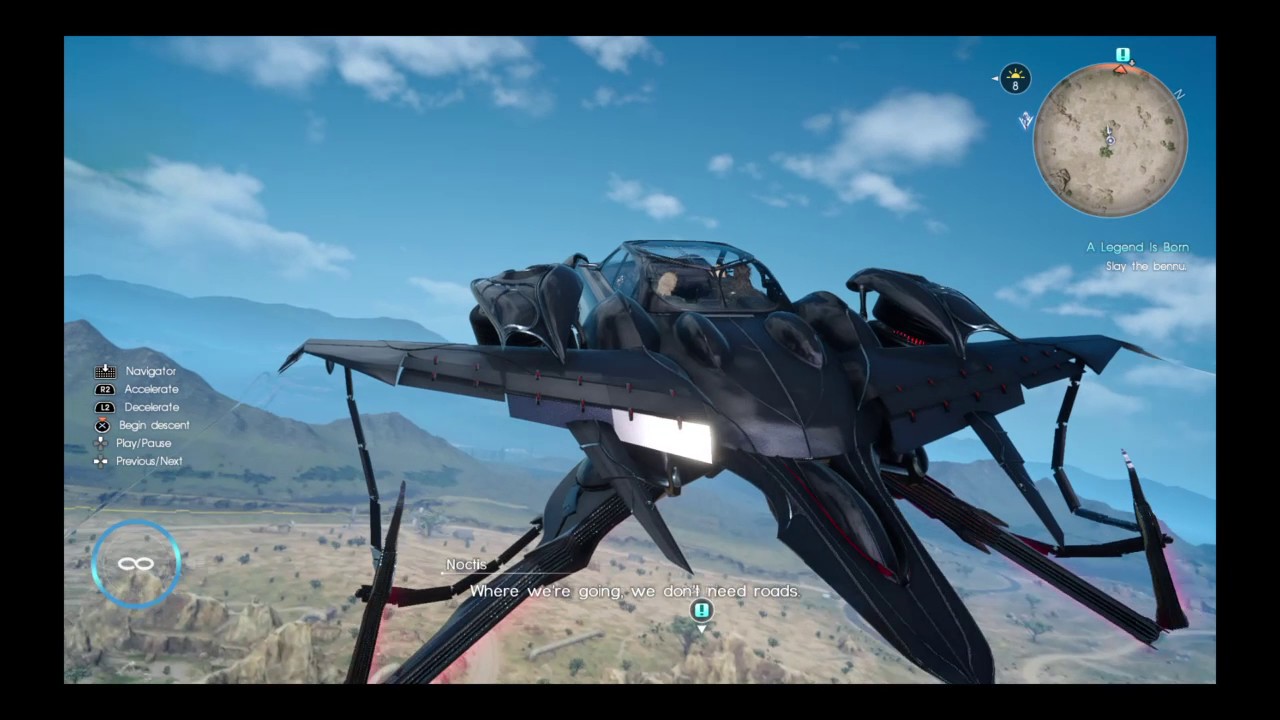 FINAL FANTASY XV Regalia Type-F First Flight! - YouTube