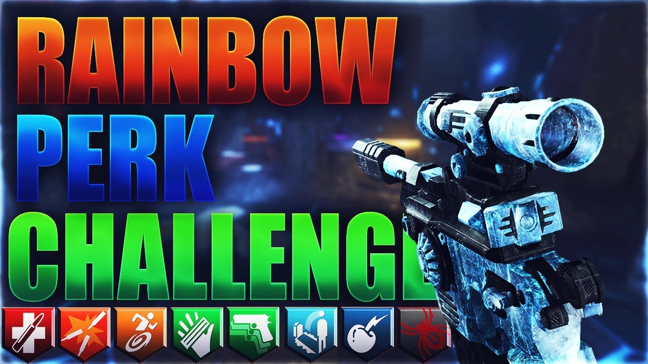 The Rainbow Perk Challenge On Origins Live! | Call Of Duty Black Ops 3 ...