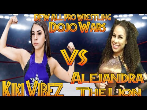 DFW ALL PRO WRESTLING ACADEMY: DOJO WARS - Kiki Vibez vs Alejandra The ...