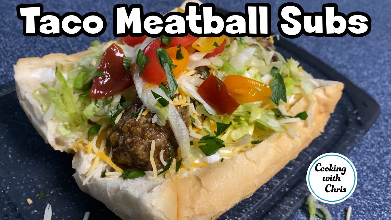 Taco Meatball Subs: A Delicious Twist on Taco Night! - YouTube