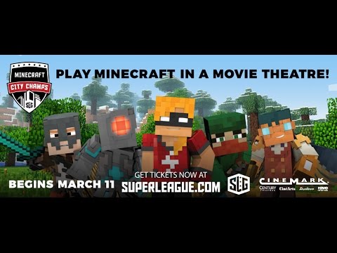 Play Minecraft on the Big Screen at Cinemark! - YouTube