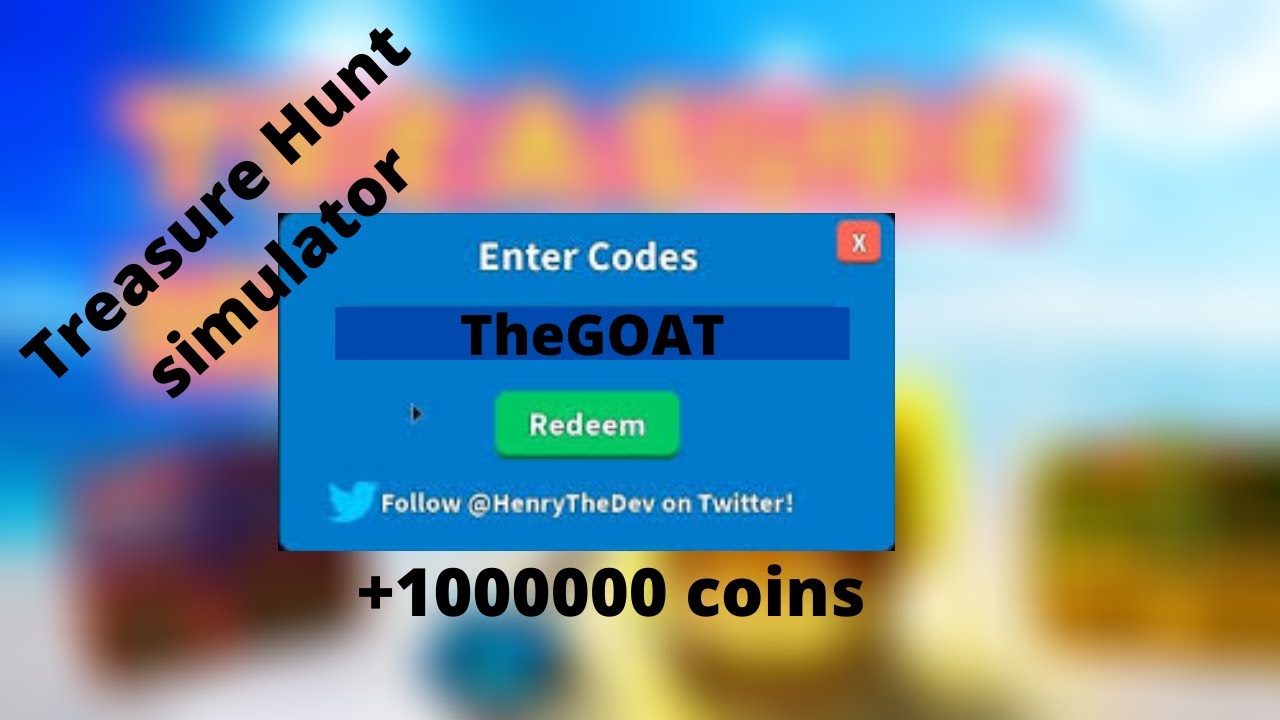 (Roblox) Treasure Hunt Simulator Working codes! - YouTube