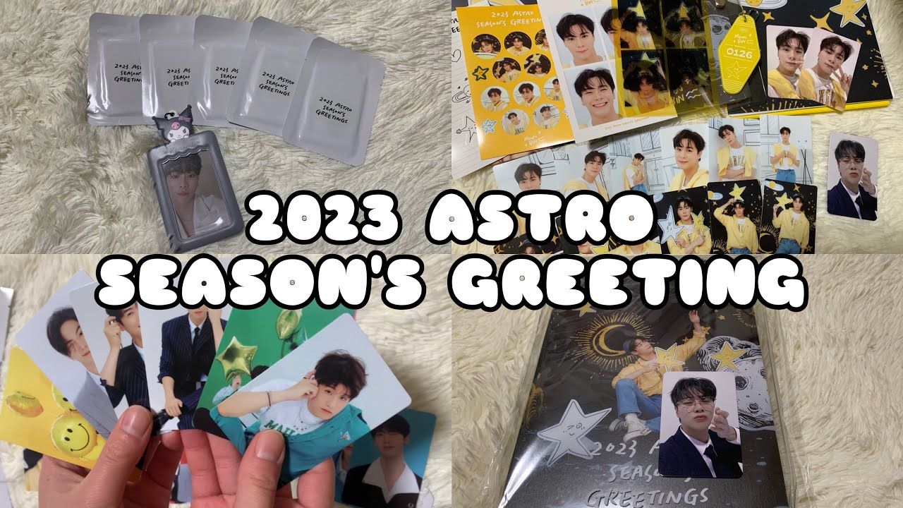 【로하로그🌙】 2023 ASTRO SEASON'S GREETING 開封動画 앨범개봉 - YouTube
