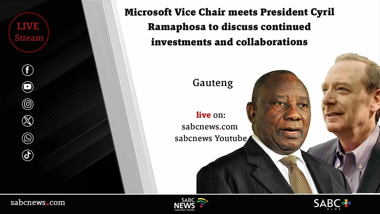 Microsoft's Vice Chair meets with President Ramaphosa, Government ...
