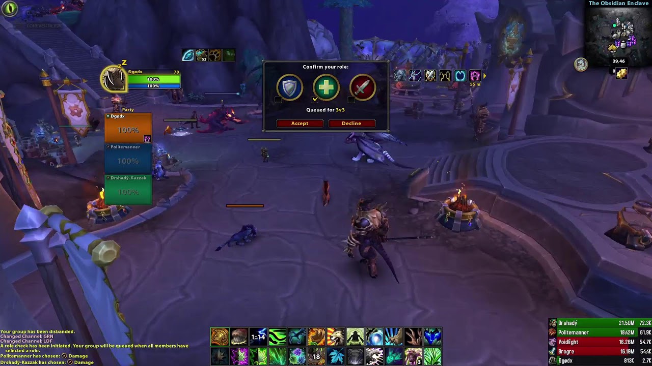 1 2v2 Player World L Multi R1 [all Roles] L Arena Pvp L Soloq L Retail