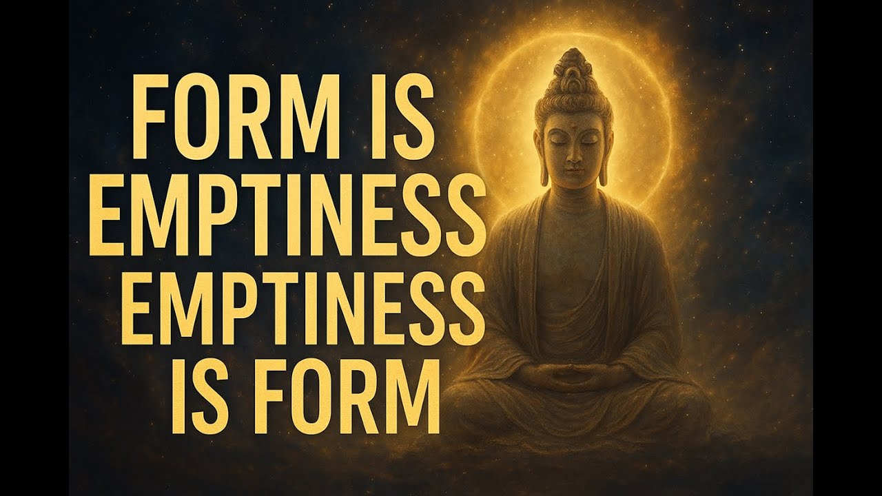 Form Is Emptiness, Emptiness Is Form | Deep Teaching from the Heart ...