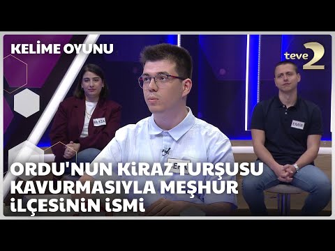 Ordu'nun kiraz turşusu kavurmasıyla meşhur ilçesinin ismi | Kelime Oyunu