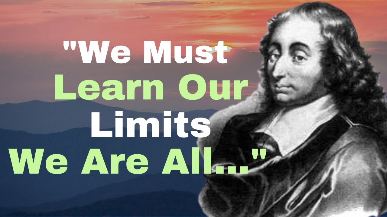 Blaise Pascal Life Lessons of Mankind's Oracle of Unforgettable Quotes ...
