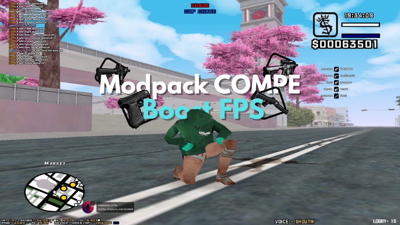 GTA SAMP HIGH FPS MODPACK FOR LOW END PC [GTA IN DESC] - YouTube