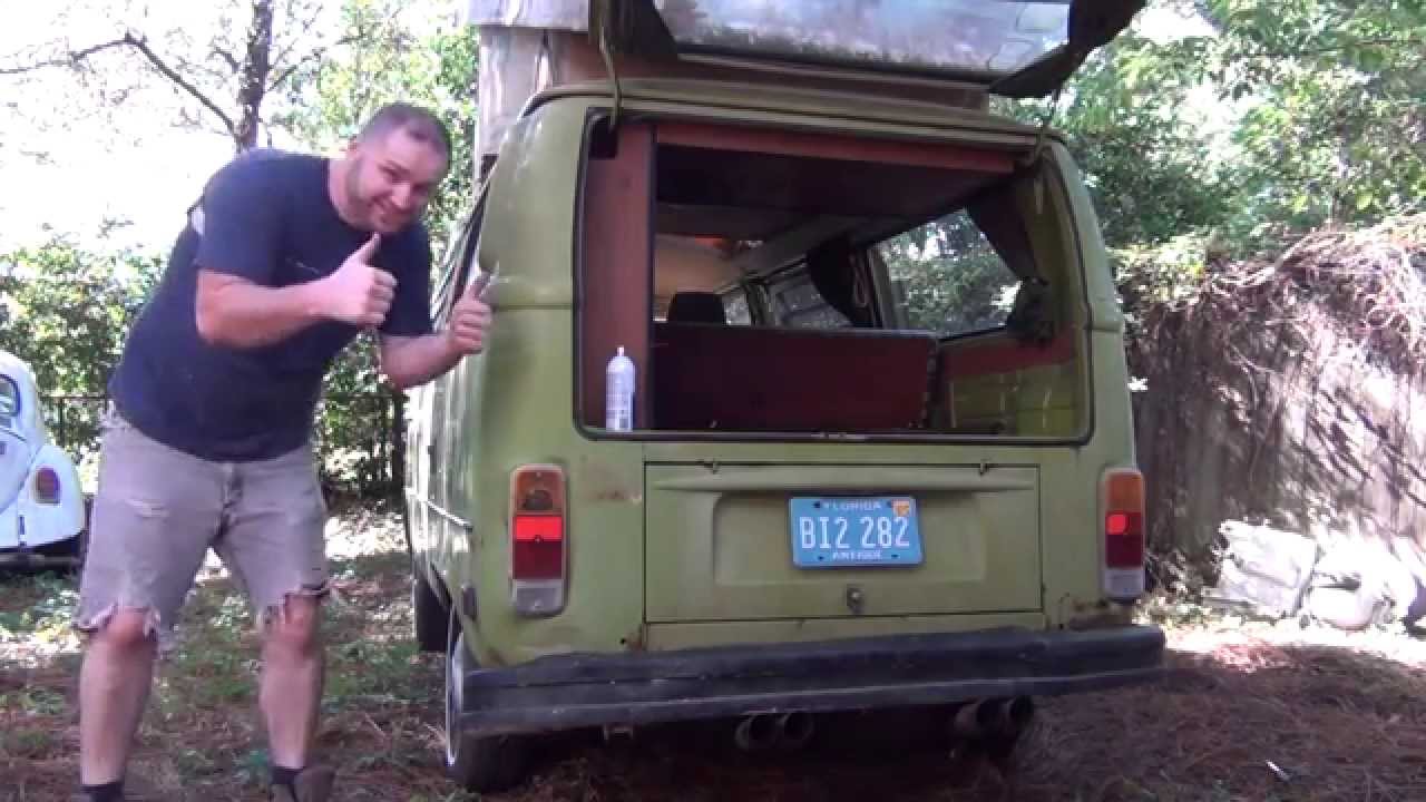 FIRST START IN YEARS! - 1978 VW Bus - YouTube