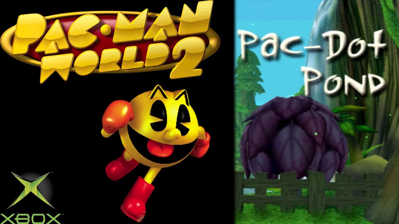 Pac-Man World 2 (XBOX) - Pac-dot pond & Blinky's Killer frog - YouTube