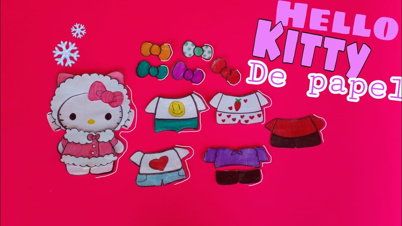 Hello Kitty De Papel / @manualidadesyary - YouTube