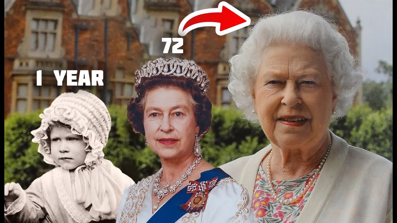 Queen Elizabeth II Transformation from 0-96 Years Old - YouTube