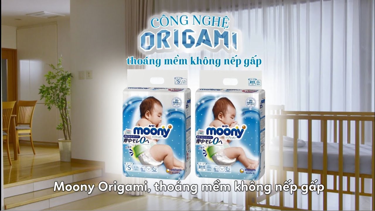 Moony Blue 30s Công nghệ Origami - YouTube