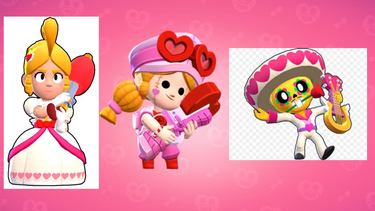 Brawl Stars - Valentine’s Day Skin Lineup - YouTube