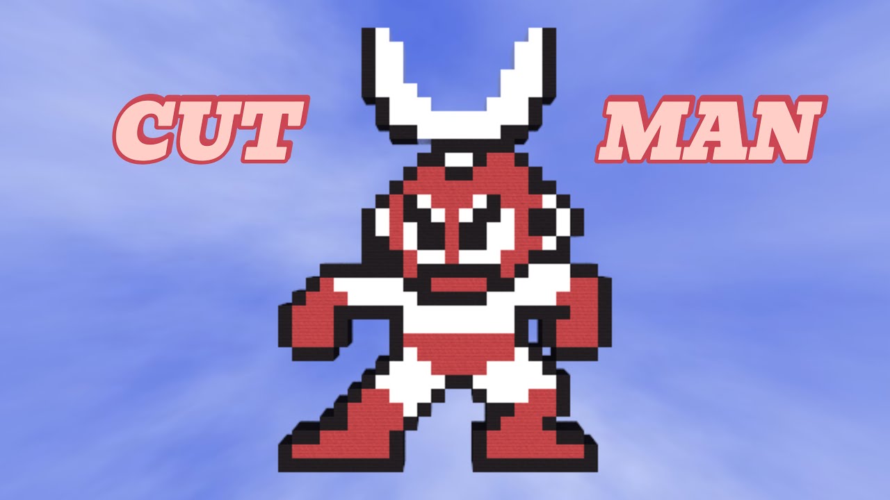 Mega Man - Cut Man Boss Fight - YouTube