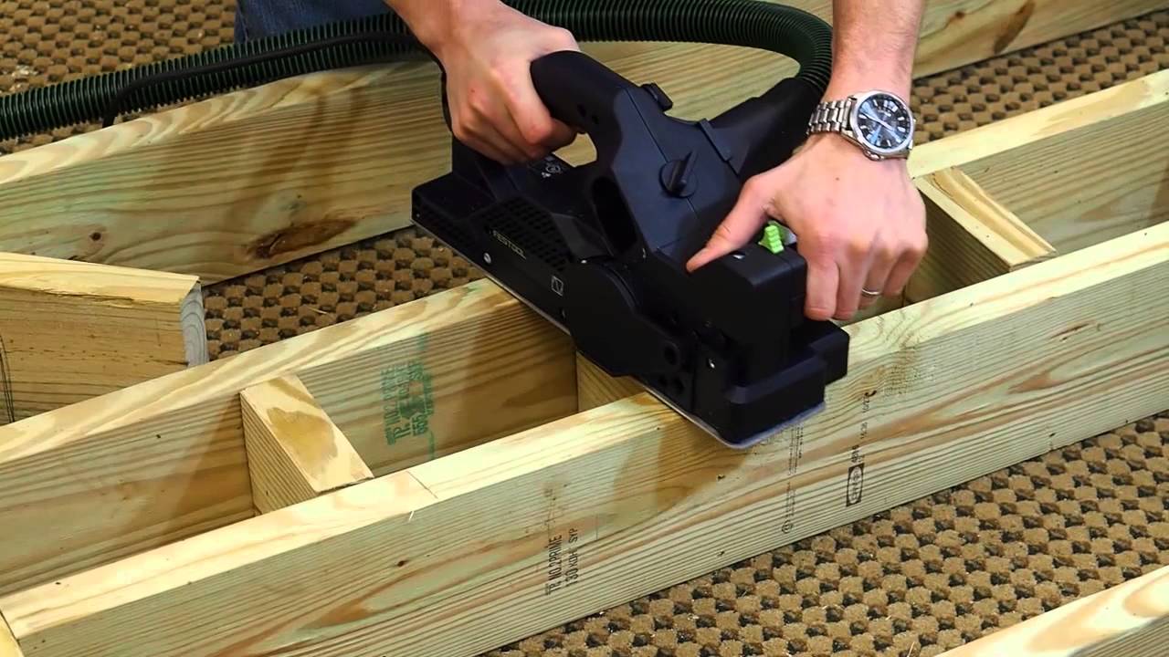 WOLF PRO Festool Planing - YouTube