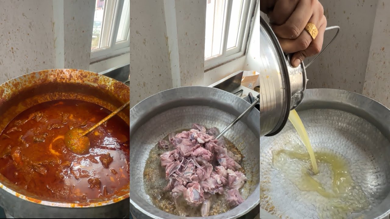Authentic Rajasthani Flavors 🤩🤩 Lal Mass Mutton Curry Traditional Dhaba ...