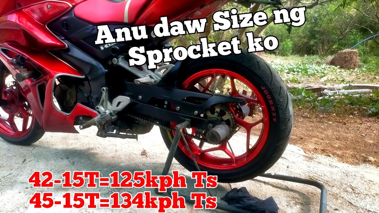 Sprocket set for NS150 na naka big tire Concept.. - YouTube