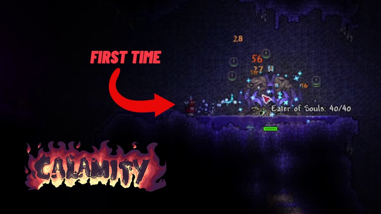 My First Time Playing Terraria Calamity Mod... - YouTube