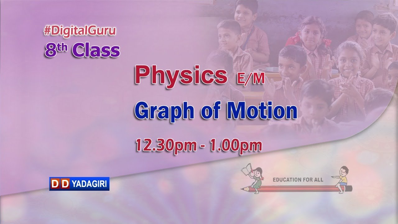 8th Class Physics (E/M) || Graph of Motion || School Education ...
