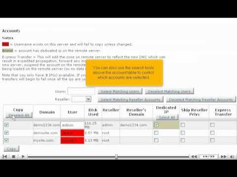 How to copy multiple accounts from another server to your WHM server using SSH - WHM Tutorials ...