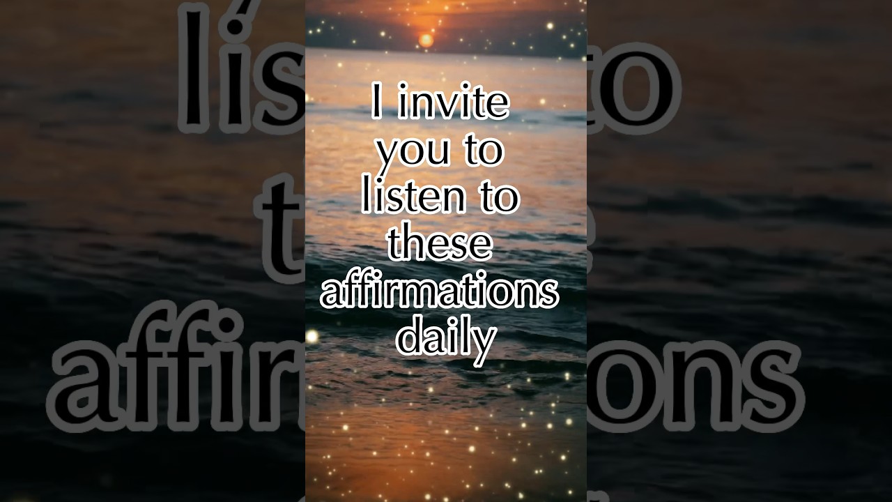 Positive affirmations to listen to daily - YouTube