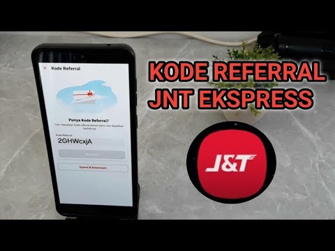 CARA MEMASUKAN KODE REFERRAL APLIKASI JNT EXPRESS - YouTube