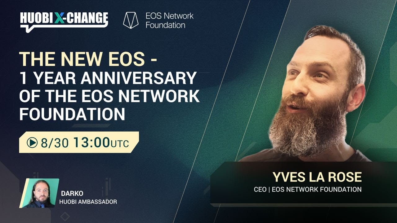 EOS Network Foundation interview with CEO Yves La Rose - YouTube