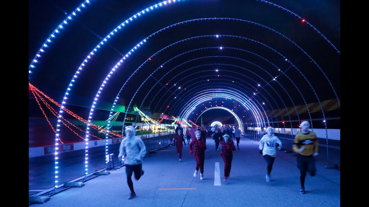 Sights and sounds from the Nite Lites 5k at MIS - YouTube