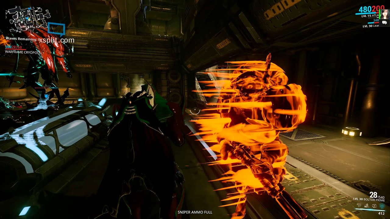 Warframe - Atlas - Defense - YouTube