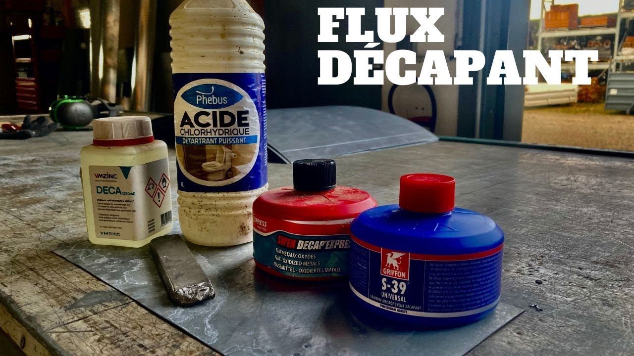 Quel flux décapant pour le ZINC ? Défi 29/52 - YouTube