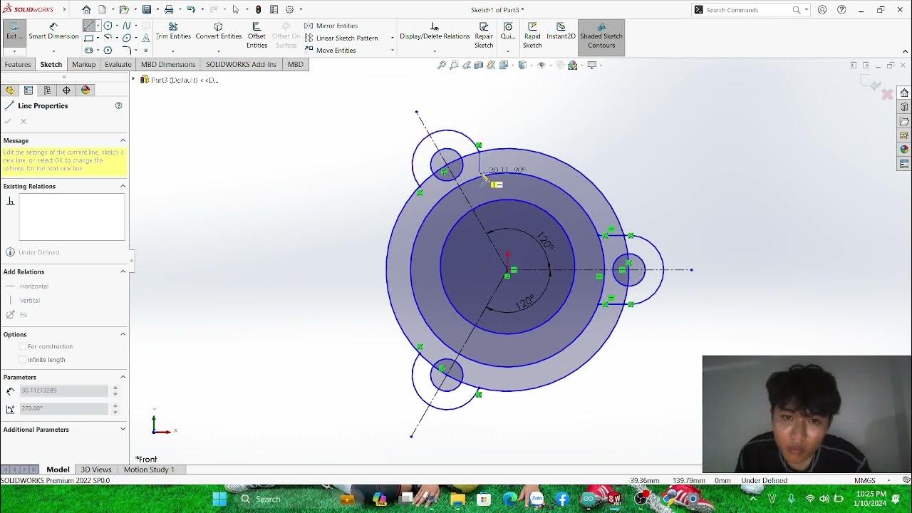 Thiết kế bằng phần mềm SolidWorks:LAB2 part1 - YouTube