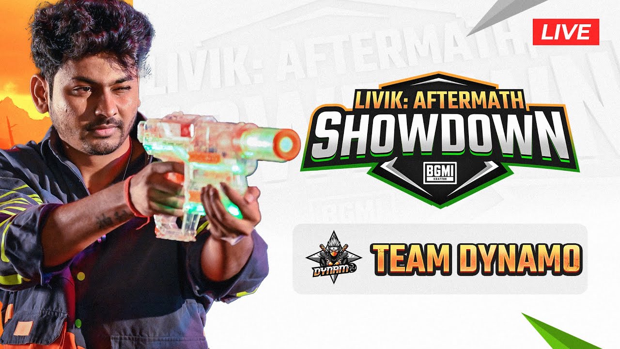 Team Dynamo In Aftermath Showdown Tournament | B.G.M.I. Live With H¥DRA ...