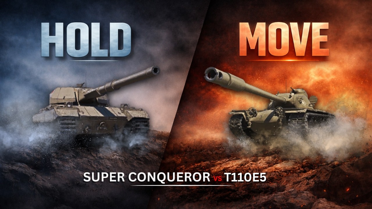 World of Tanks 👑Super Conqueror vs ⚔️T110E5 Heavy Showdown – Control or ...