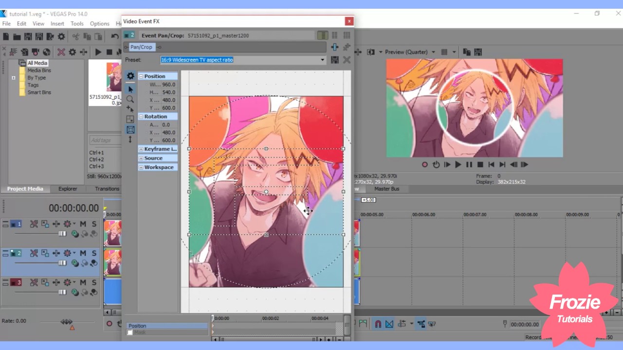 Sony Vegas ♥ Fx Cookie cutter effect ♥ Tutorial - YouTube
