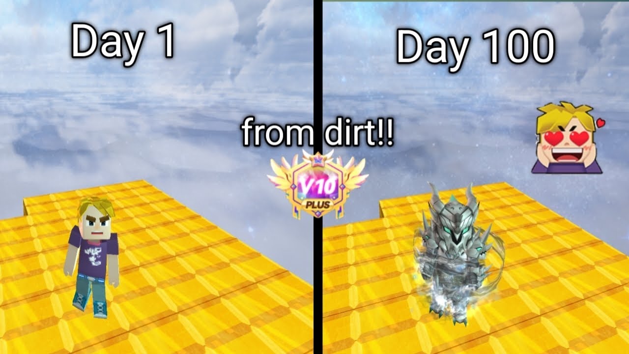 《Blockman go》 Skyblock trade from dirt to vip weapons!?!#blockmango # ...