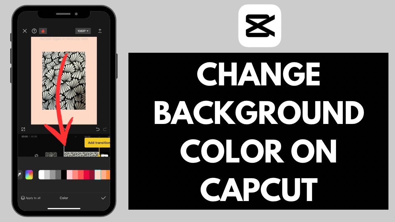 How to Change Background Color in CapCut (2024) | CapCut Tutorial - YouTube