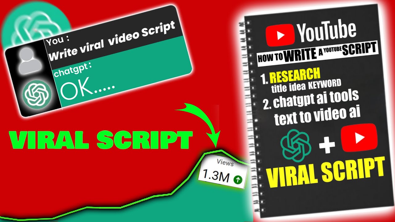 how to write script for youTube videos using chatgpt - YouTube
