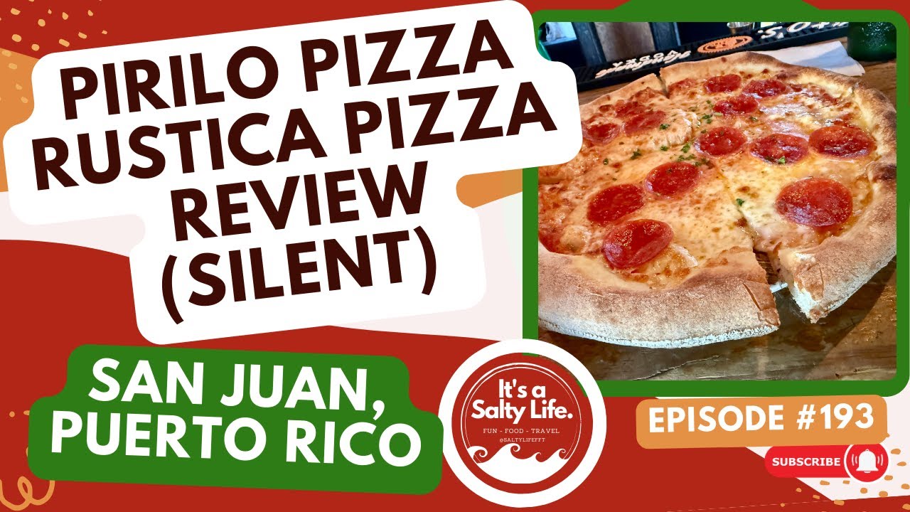 Pirilo Pizza Rustica Pizza Review, San Juan, Puerto Rico #193 - YouTube