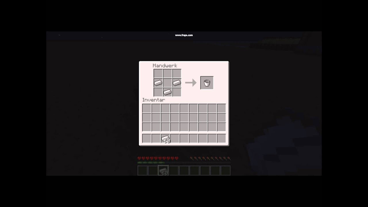 Minecraft wie baut man ein Eimer - YouTube