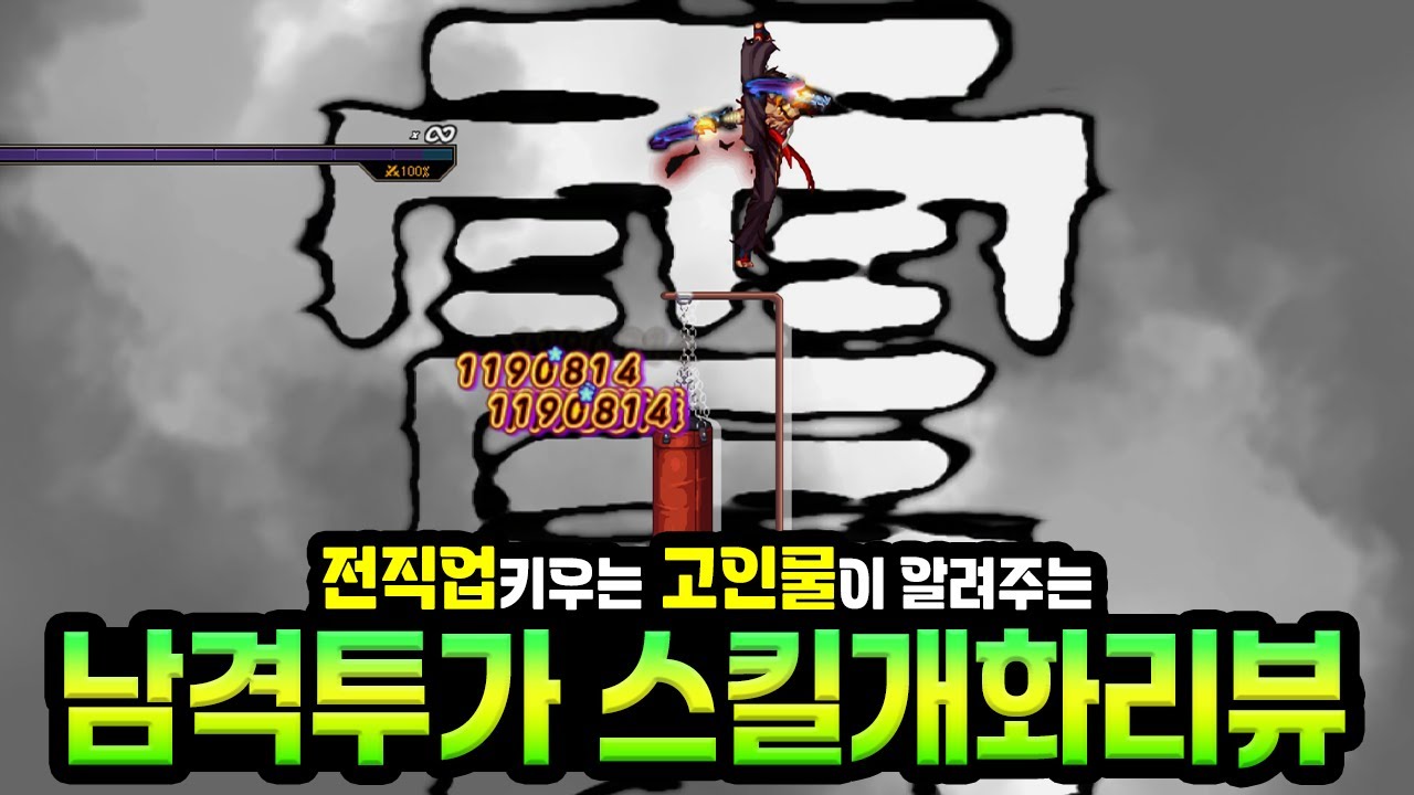 던파 남격투가 스킬 개화 리뷰 넨마스터 스트리트파이터 스트라이커 그래플러 볼텍스 게이밍