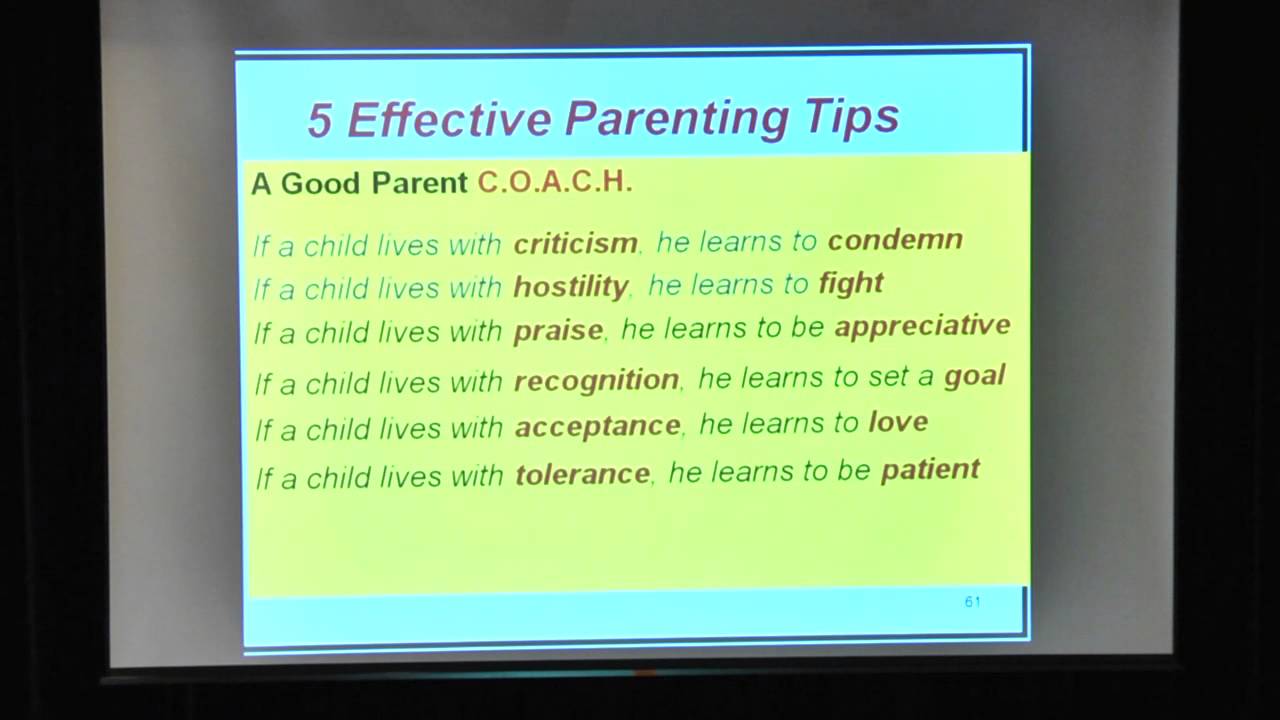 Effective Parenting Style COMPASS Series Part 4 - YouTube