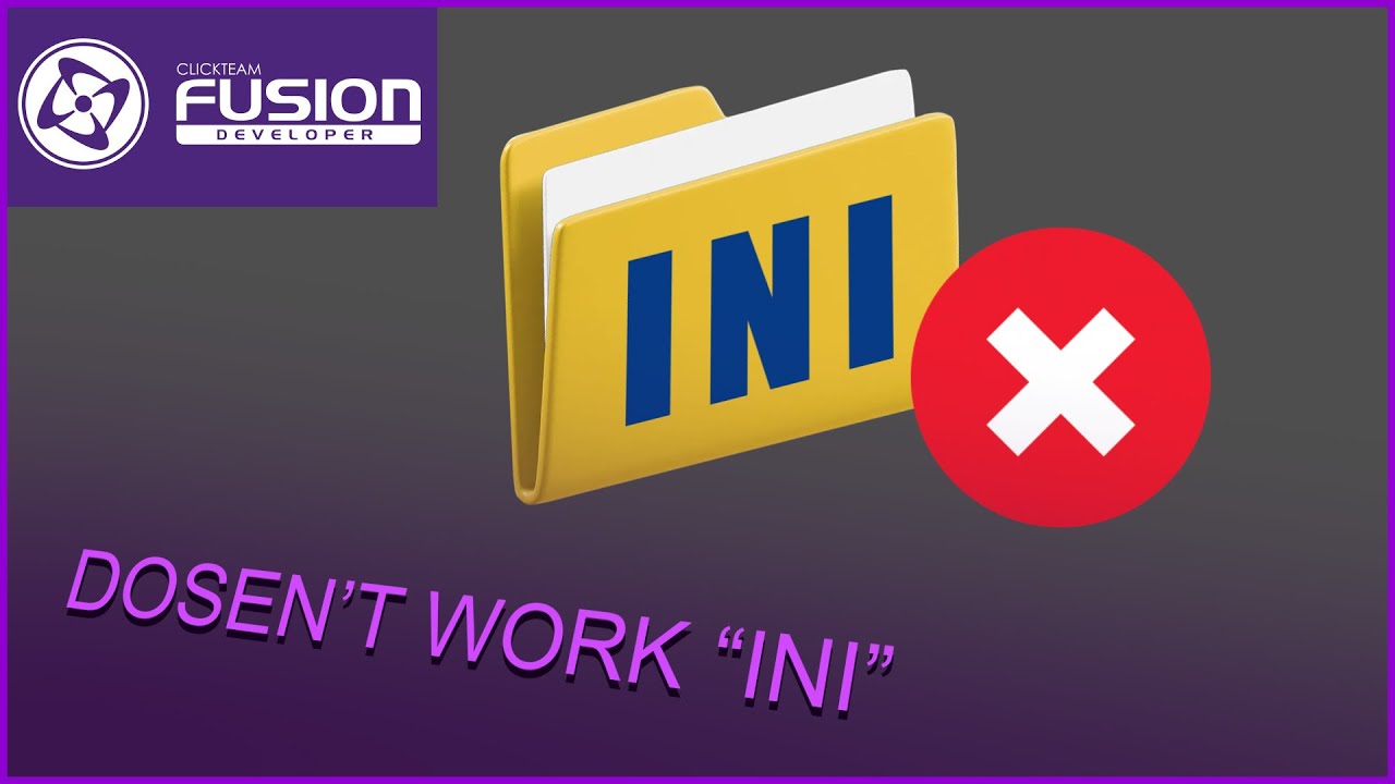 Tutorial Dosen T Work Ini In Clickteam Fusion 2 5 Youtube