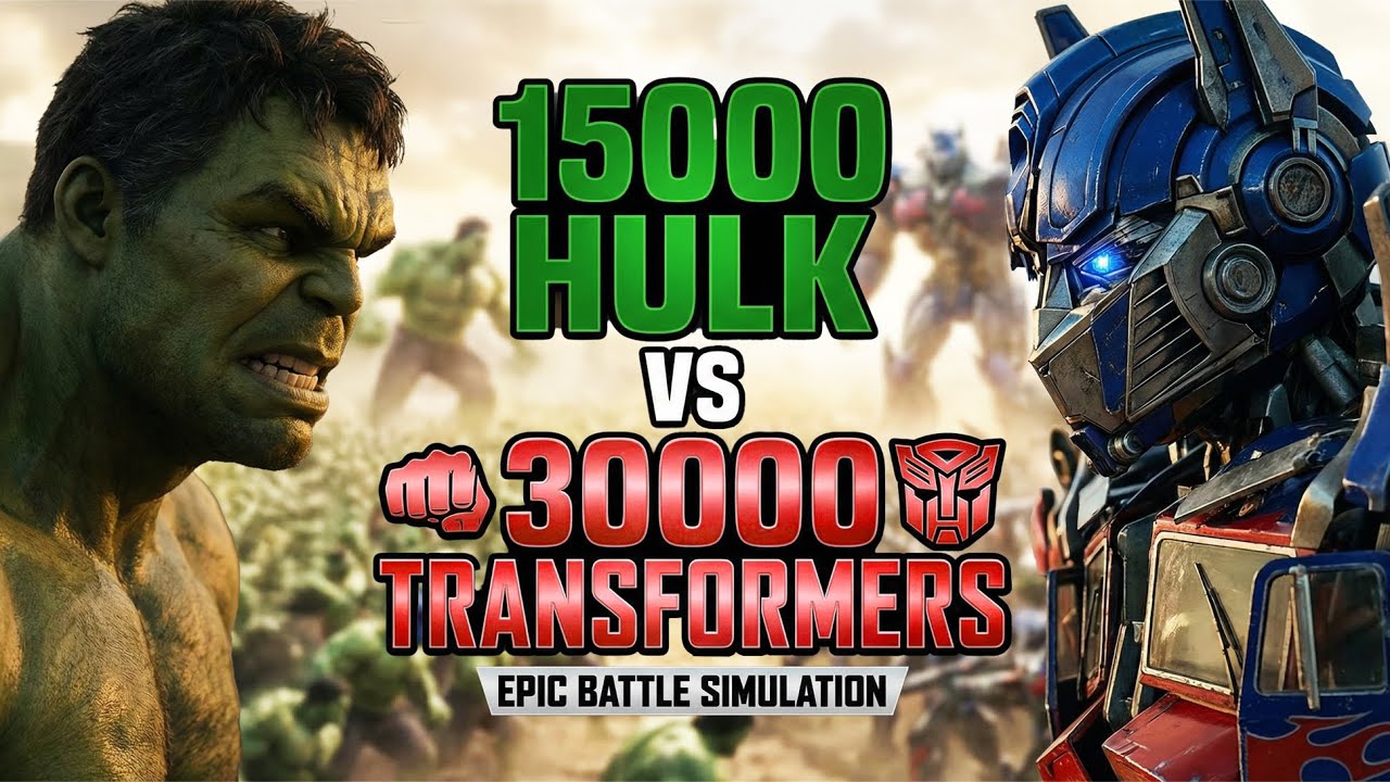 Hulk Army vs Transformers - YouTube