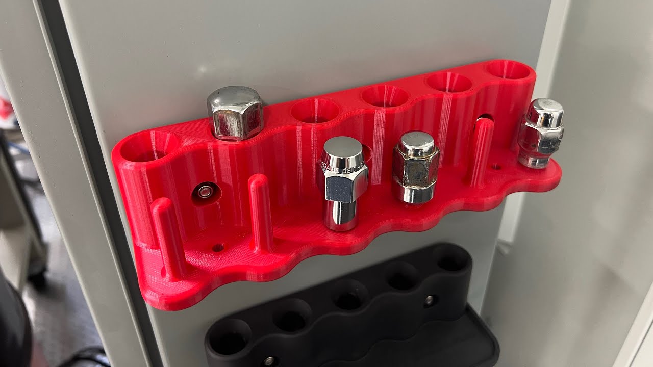 Upcoming Patented Lug Bolt / Lug Nut Caddy - YouTube