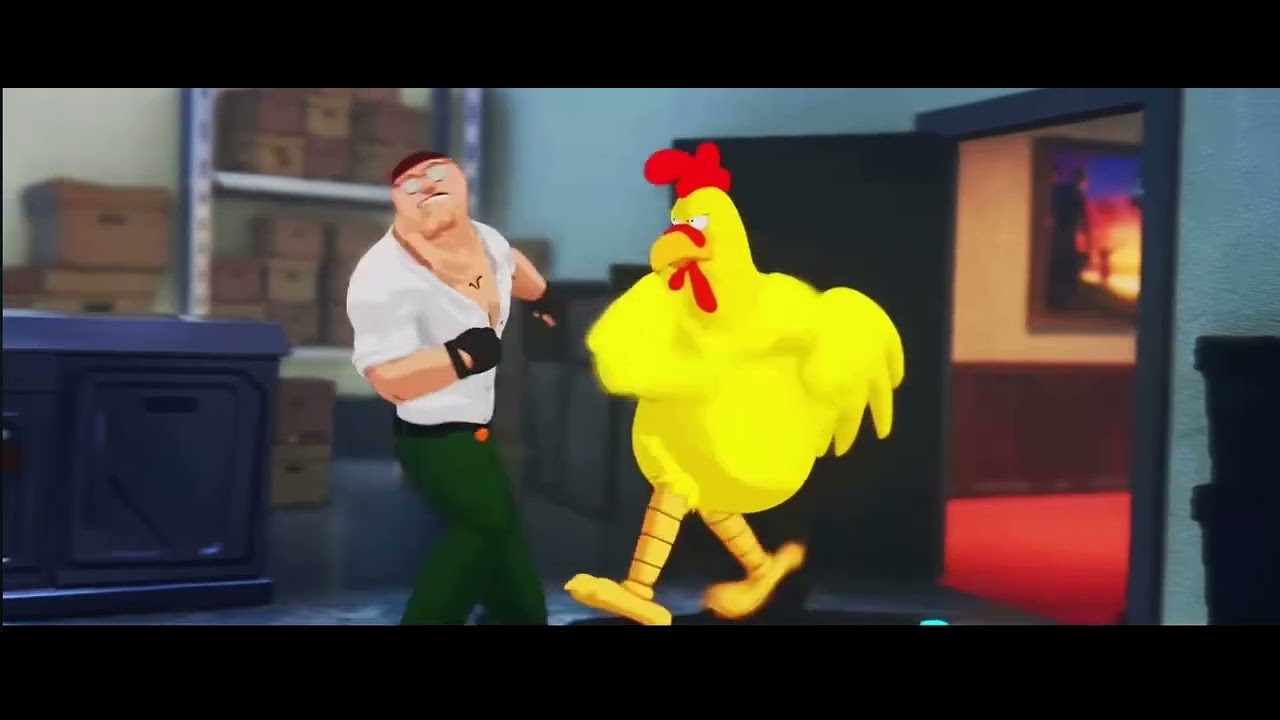 Peter Griffin VS Ernie The Chicken In Fortnite - YouTube