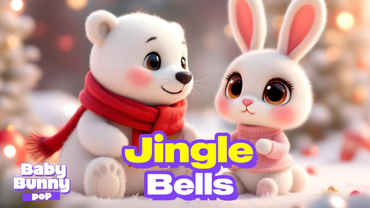 Jingle Bells🔔🎄Happy New Year with Bear 🎉🐻‍ ️| Nursery Rhymes & Kids ...